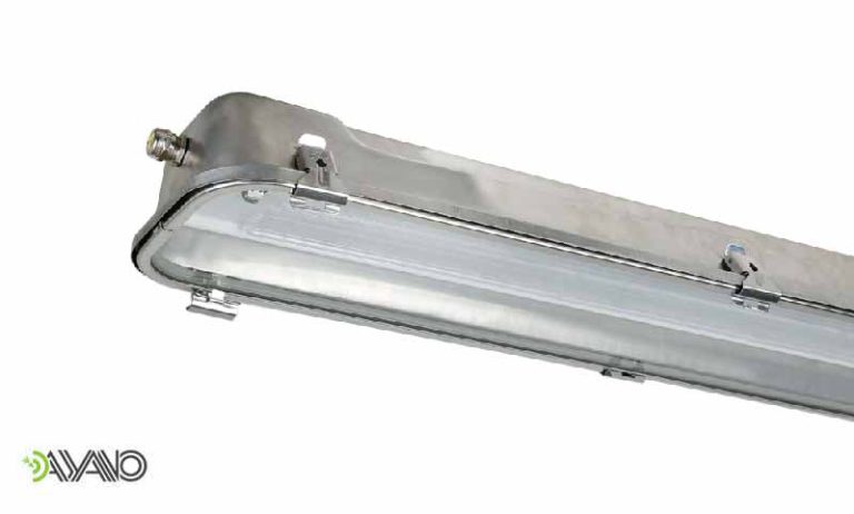 چراغ 38 وات صنعتی Led ضد نم و غبار مازی نور مدل سیلمت Ht دایانو